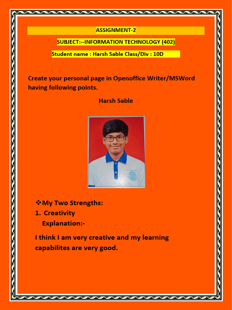 Assignment 2 (IT) Harsh | PDF