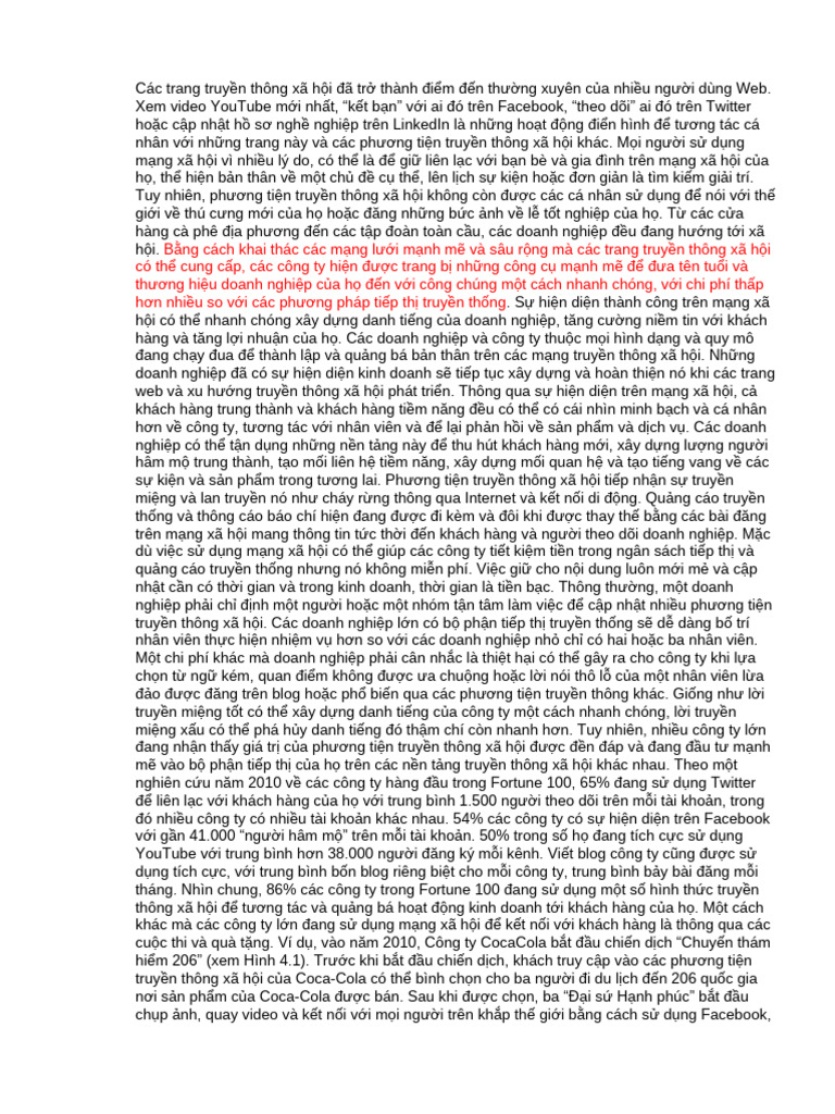 Hệ Thống Thông Tin Tiếp Thị Của Coke | PDF