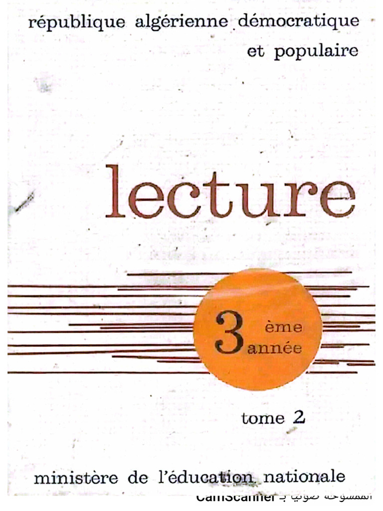 Livret de Lecture Pour 3ème Année Primaire 2ème Partie | PDF