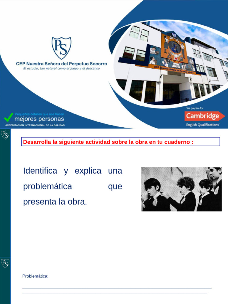 2024 s4 Planlec Ud6 Sem10 Dt1 - Análisis de La Obra Los Cachorros | PDF
