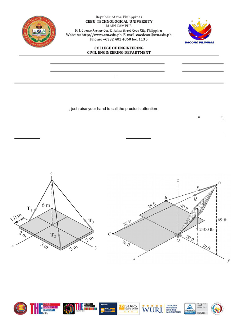 Bes SRB 24 25 - Ass3 3D Equilibrium | PDF