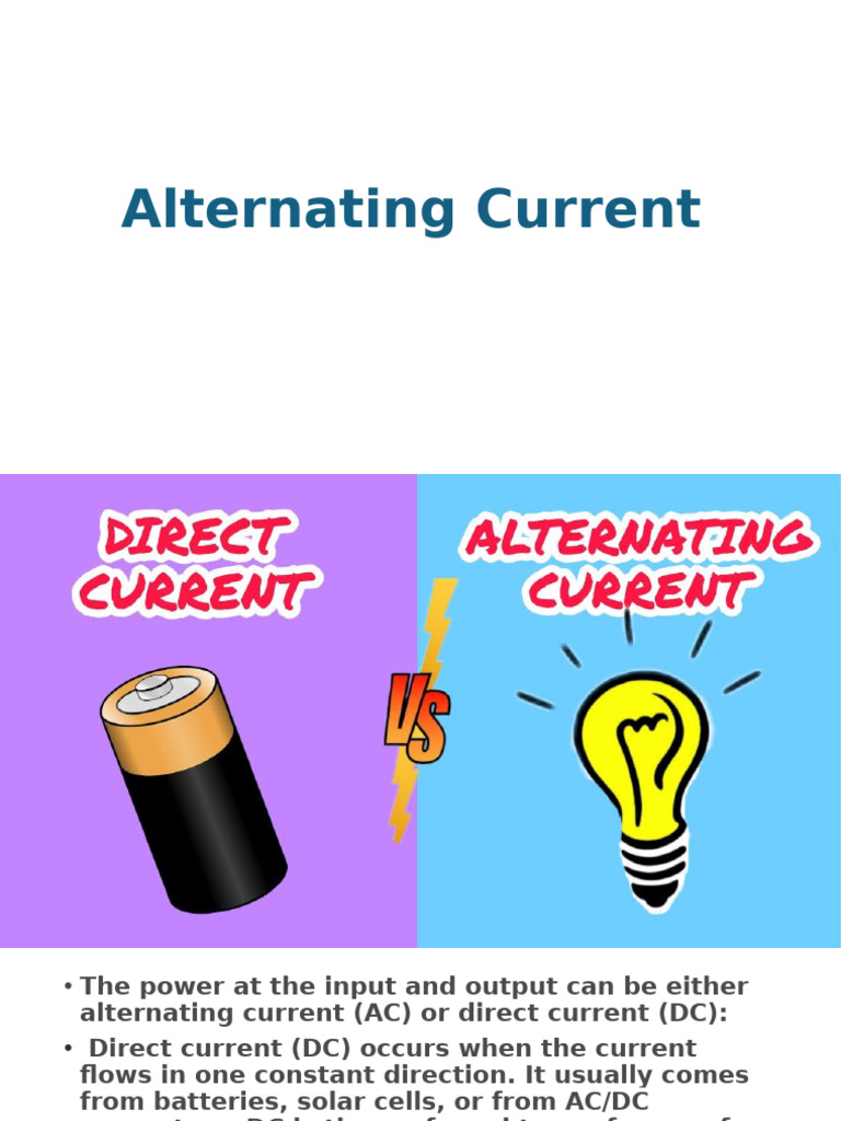 Alternating Current | PDF | Teaching Methods & Materials