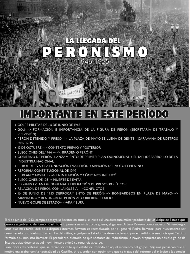 PERONISMO | PDF | Argentina