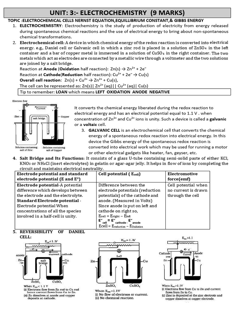 Electro Chemistry | PDF | Electrochemistry | Corrosion