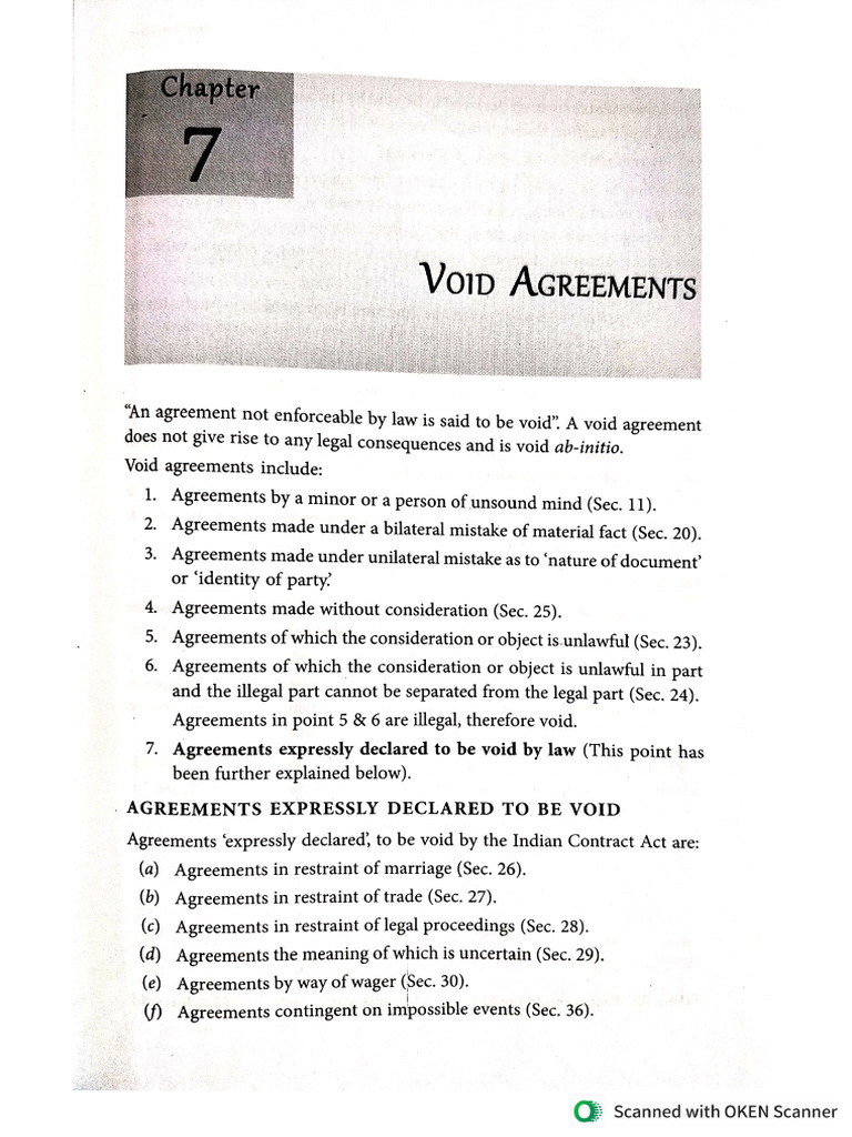 Void Agreement | PDF