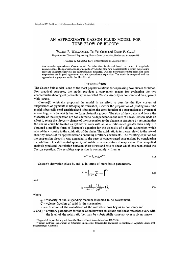 Walawender 2017 | PDF | Viscosity | Shear Stress