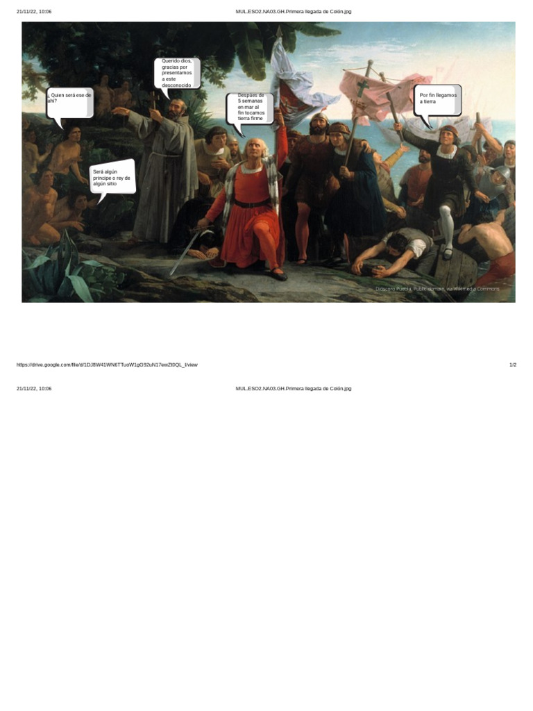 MUL - ESO2.NA03.GH - Primera Llegada de Colón - JPG | PDF