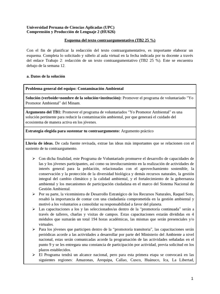 Esquema TB2 - Deysi Arango Gamboa | PDF | Entorno natural