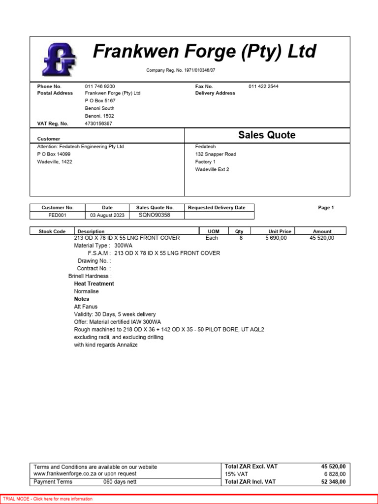 Sqno 90358 Fedatech | PDF