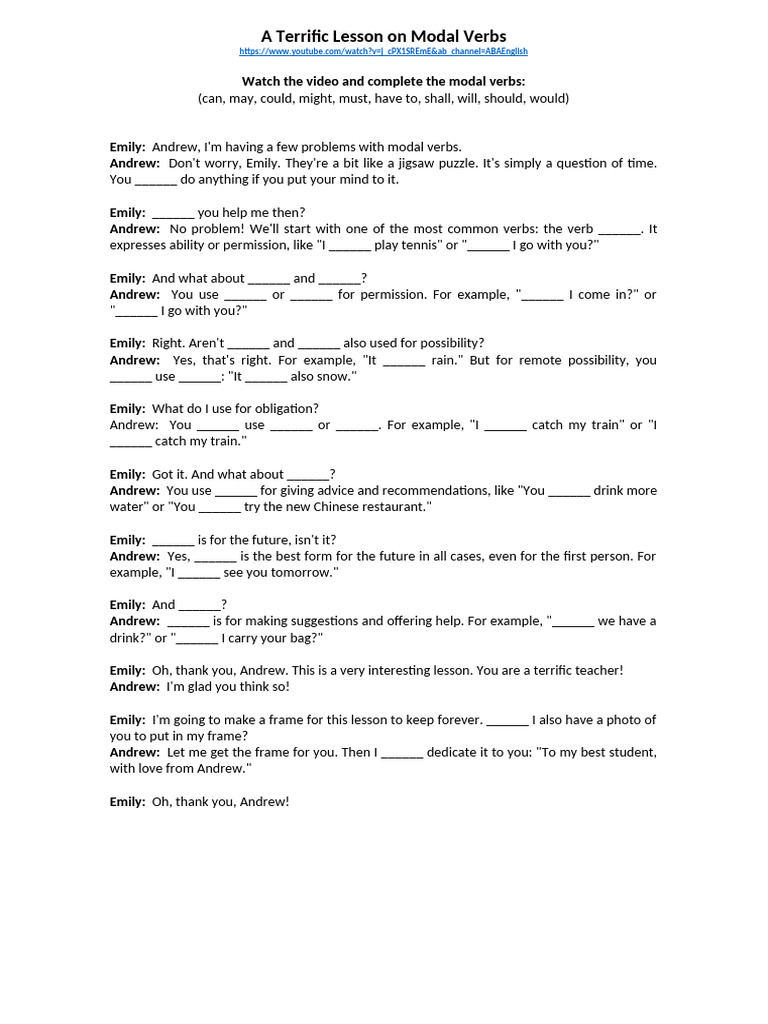 01 B - Conversation and Reading - Level 01 B - A Terrific Lesson On ...