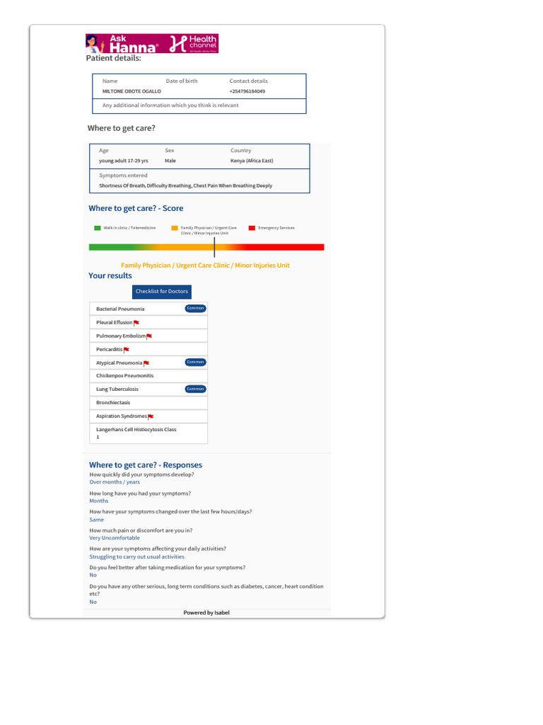 Isabel_Triage_Report | PDF