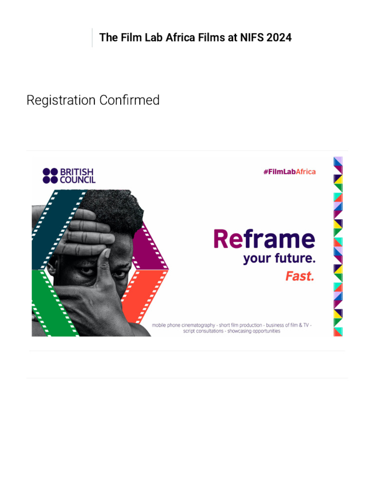 The Film Lab Africa Films at NIFS 2024 | PDF