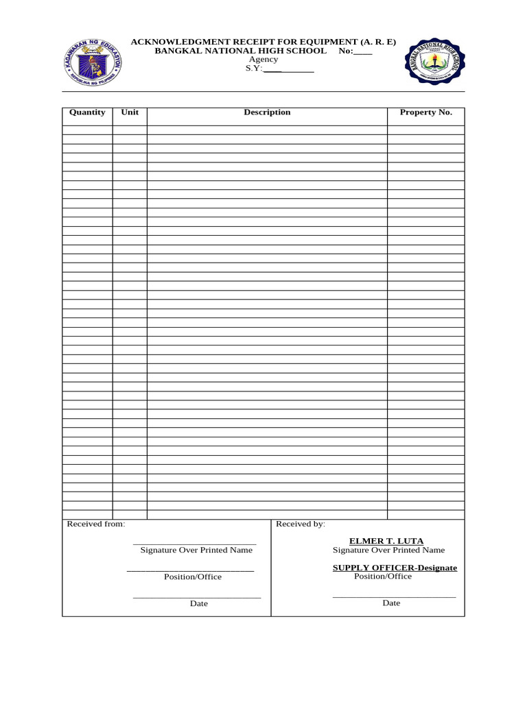 A.R.E Long Type | PDF