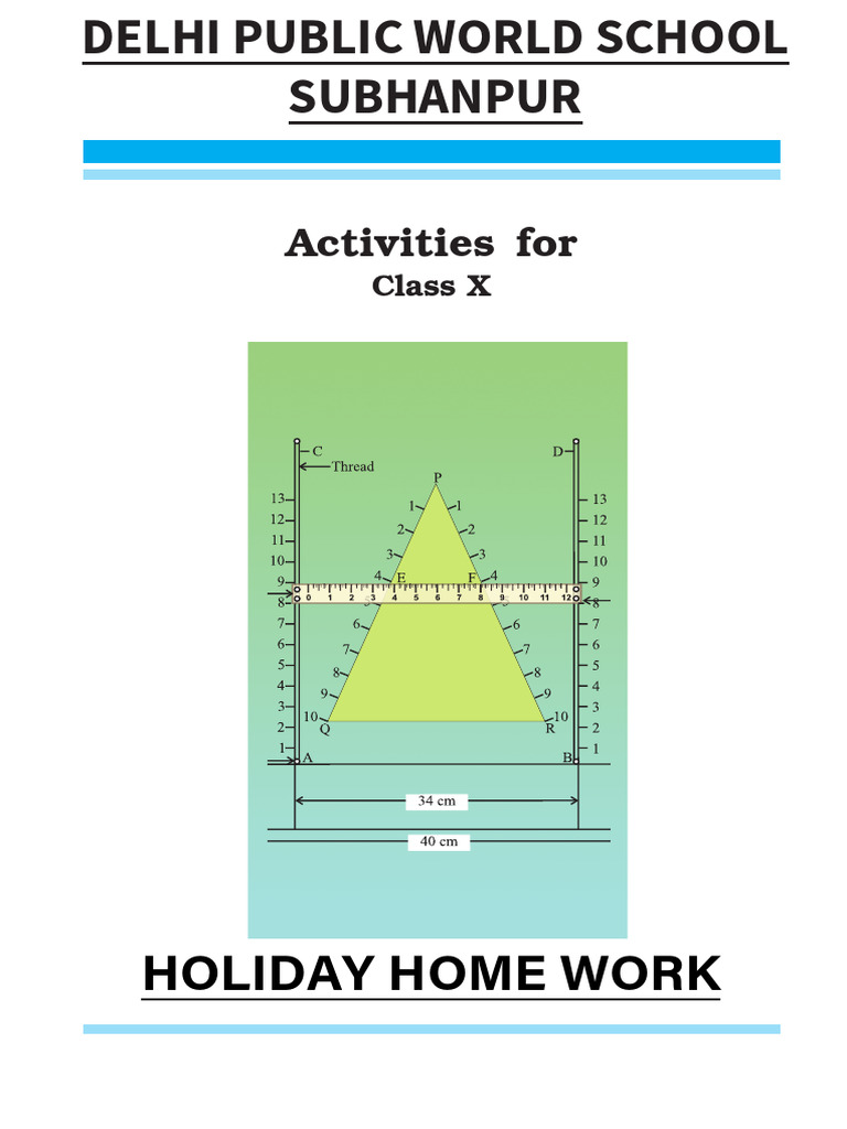 Maths Class 10th Activity | PDF | Mathematics | Geometry