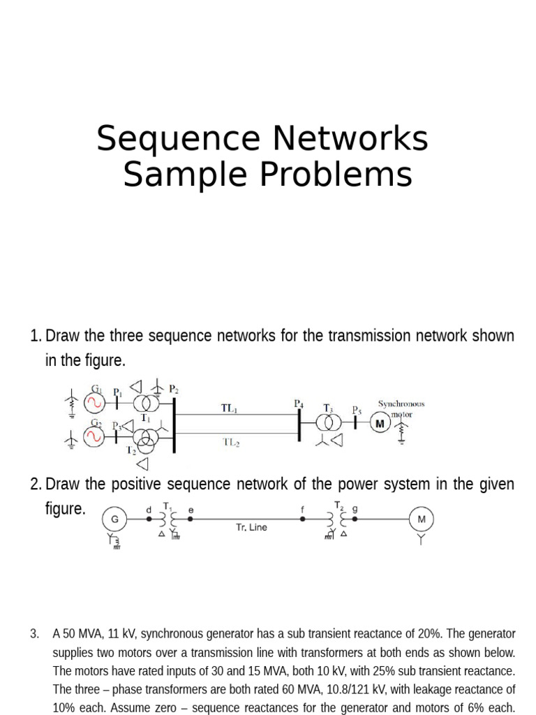 Sequence Network Sample Problems | PDF | Teaching Methods & Materials | Technology & Engineering