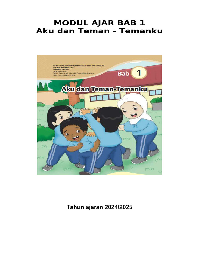 BAB 1 - Aku Dan Teman - Temanku | PDF | Karier & Perkembangan