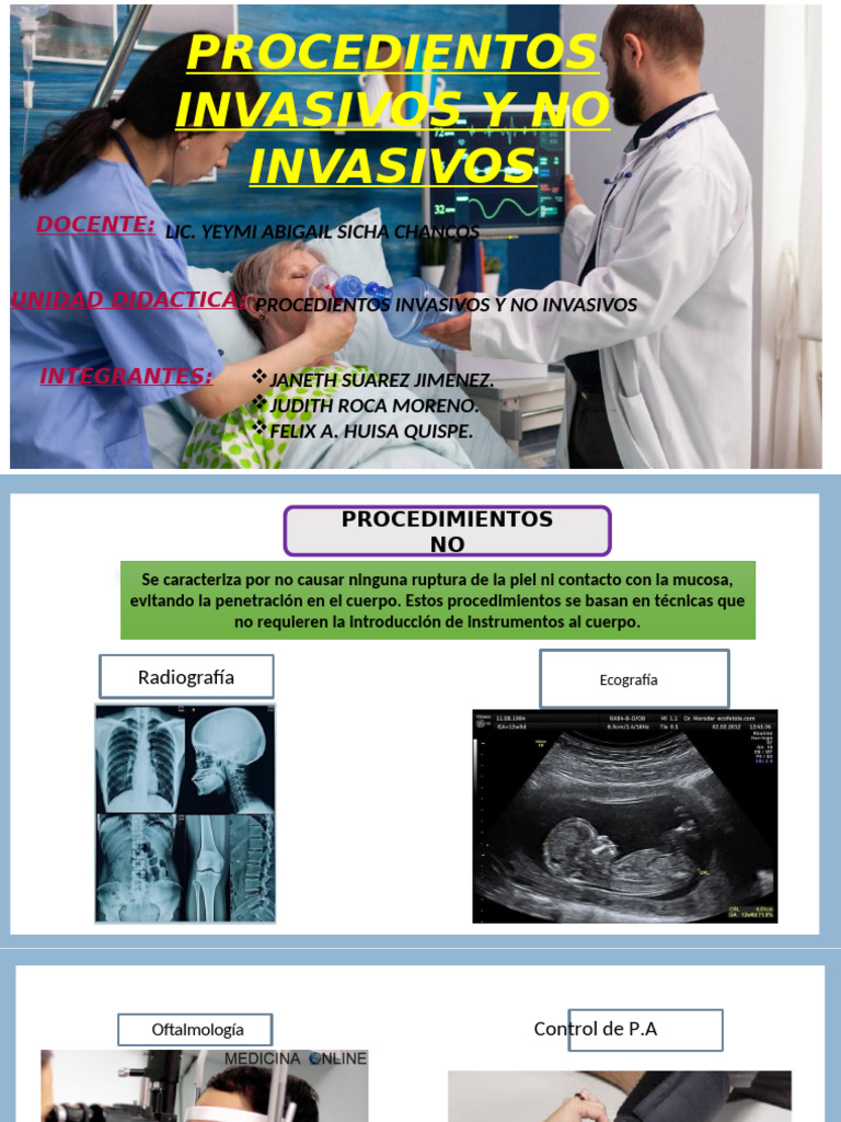 Grupo 1 Procedimientos Invasivos y No Invasivos | PDF | Esterilización ...