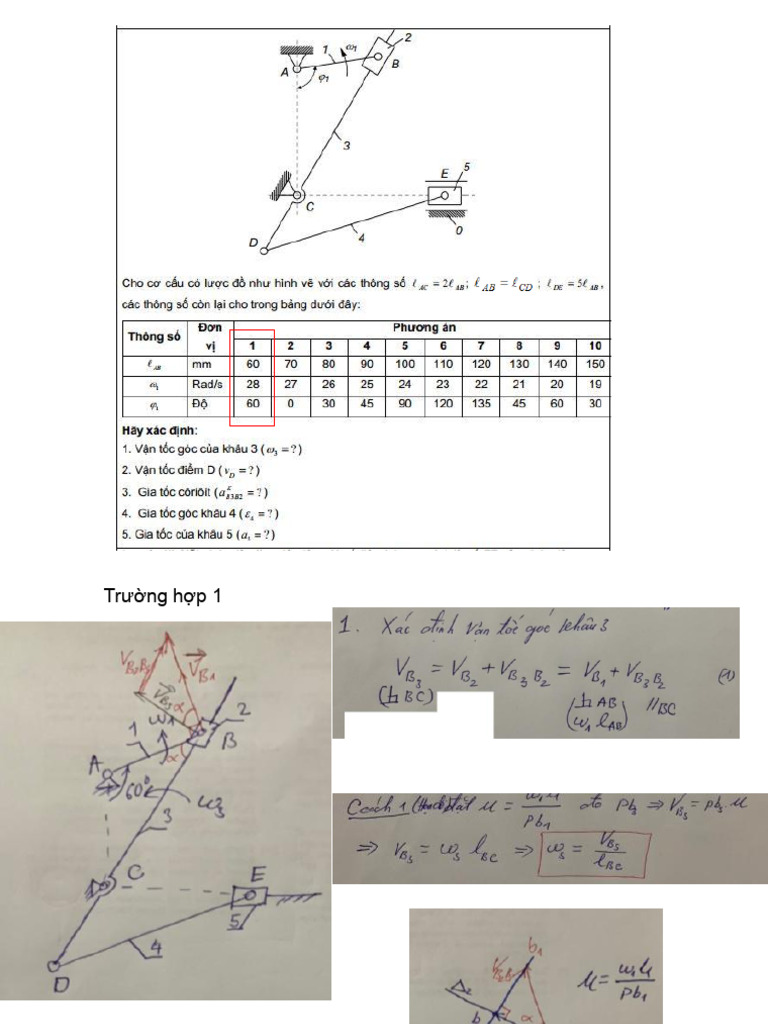 Bai Tap Chuong 3 Phan Tich Dong Hoc | PDF