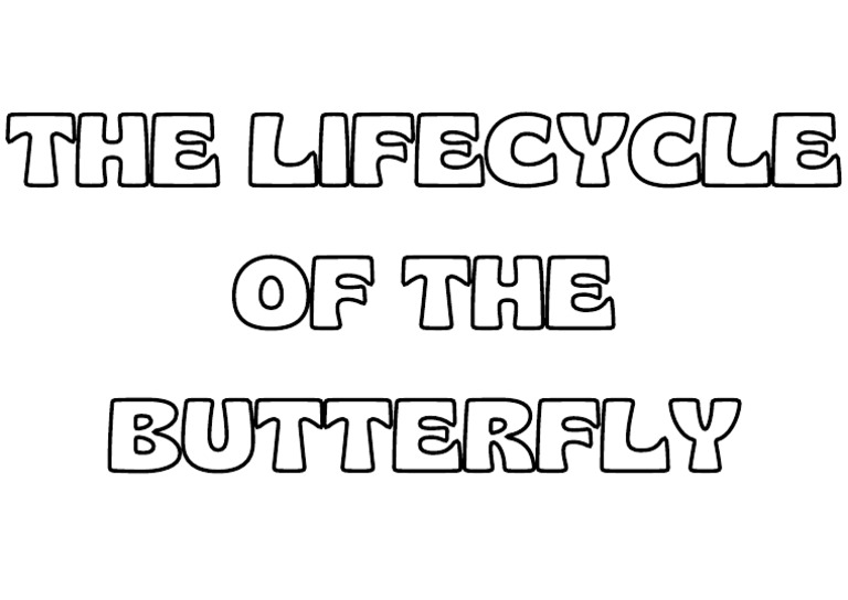 The Lifecycle of The Butterfly | PDF