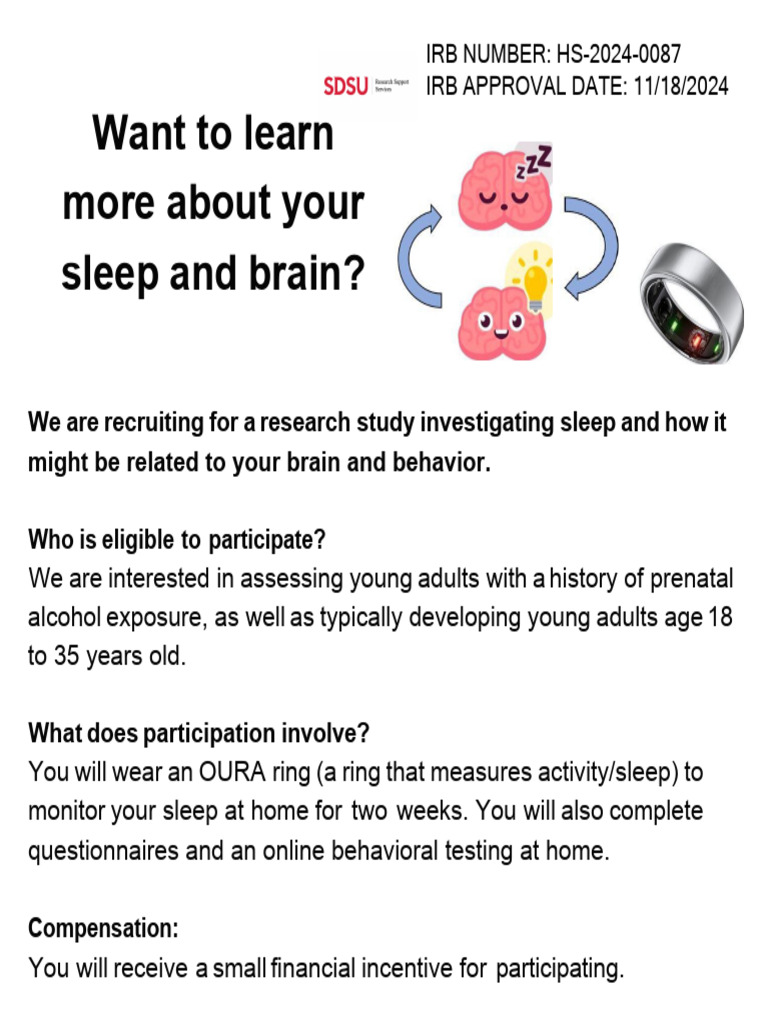 Study On PAE, Sleep, and Brain | PDF