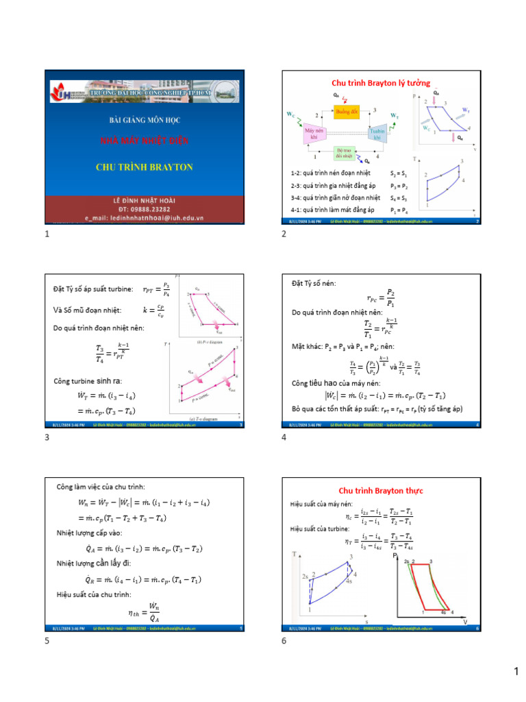 Chu Trinh Brayton | PDF