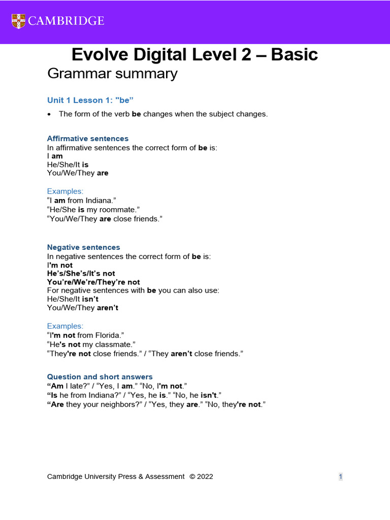 Unit 1 - BS - Grammar | PDF | Adjective | Pronoun