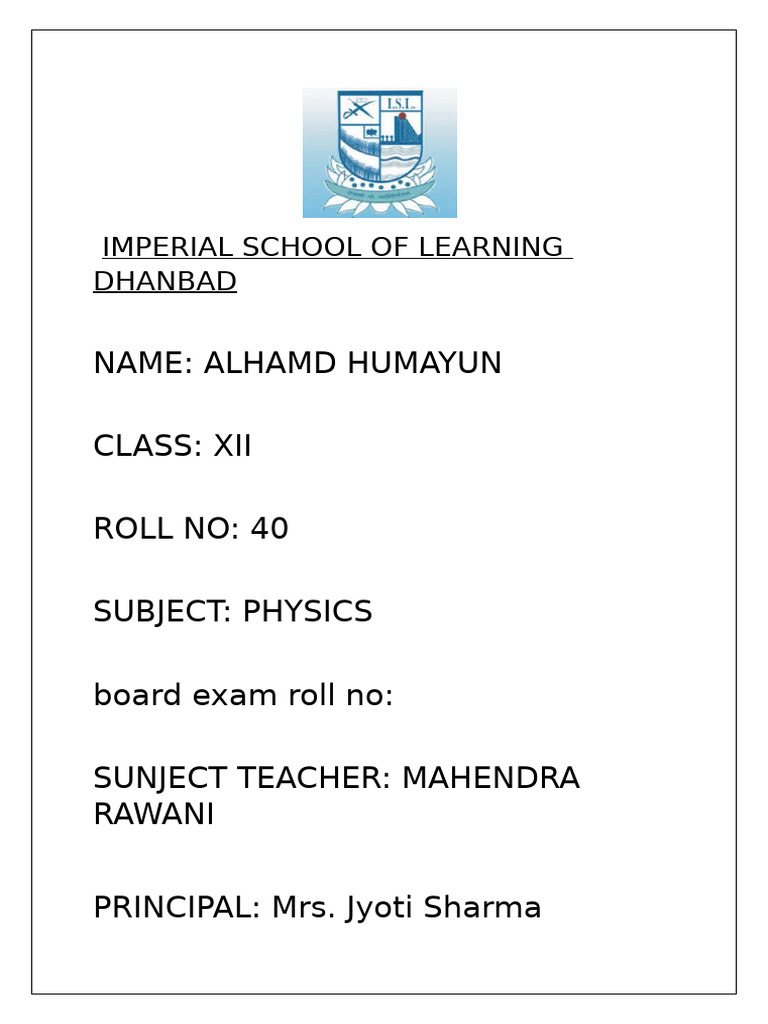 Imperial School of Learning Dhanbad | PDF | Career & Growth | Technology & Engineering