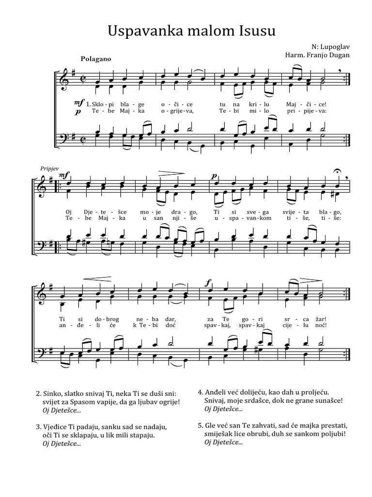 Sklopi Blage Ocice Harm. F. Dugan | PDF