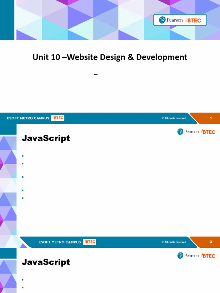 4352-1680782506120-HND WAD W8 JAVASCRIPTS Part I | PDF | Java Script | Html