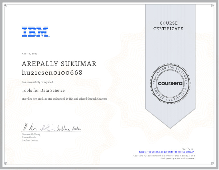 IBM - Tools For Data Science | PDF IBM - Tools For Data Science | PDF