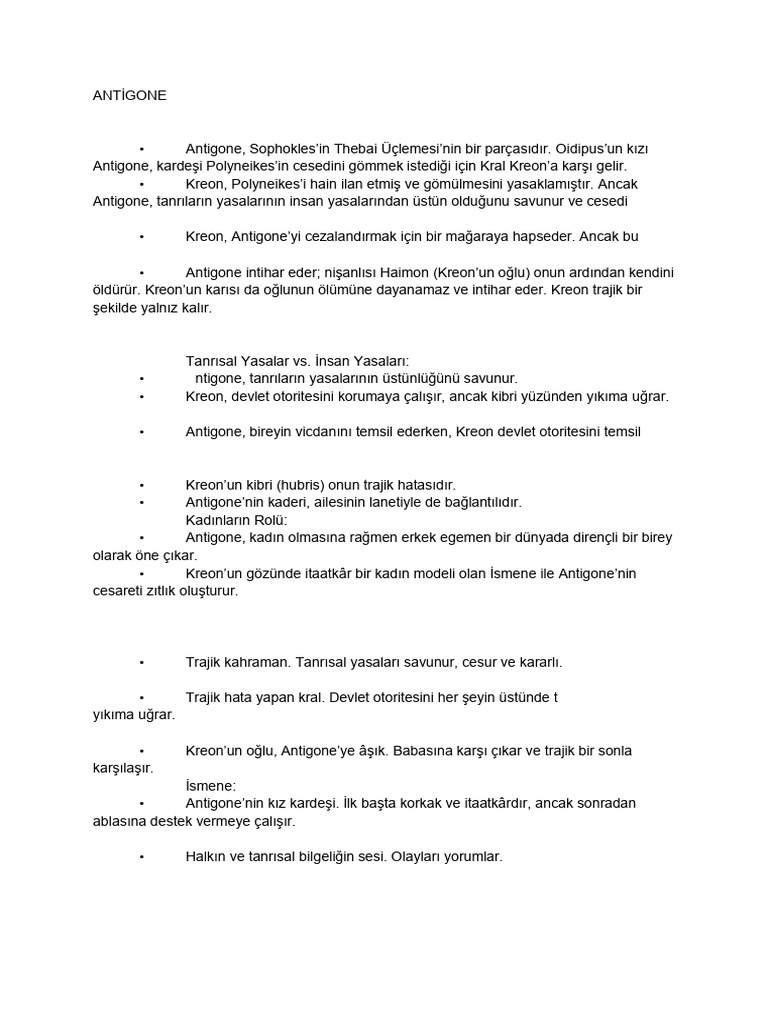 Antigone | PDF