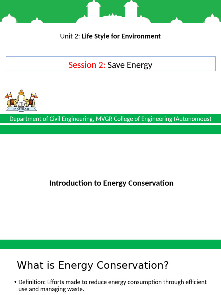 Energy Conservation Strategies for Households | PDF | Efficient Energy ...