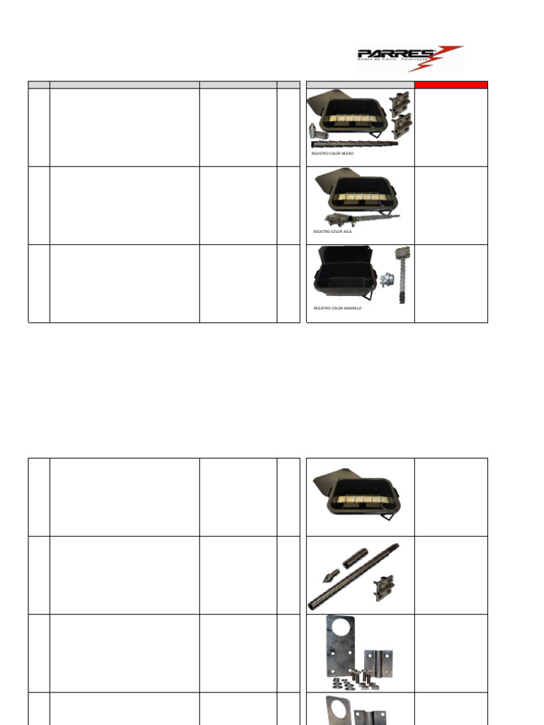 Catalogo de Productos Parres-Tl | PDF | Tornillo | Herramientas
