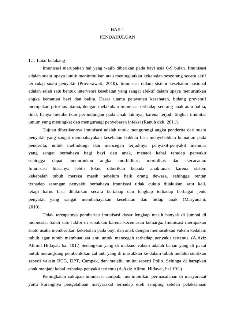 Proposal Bab 1 (NOVITA) Konsul | PDF