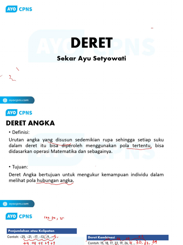 Materi - Deret | PDF