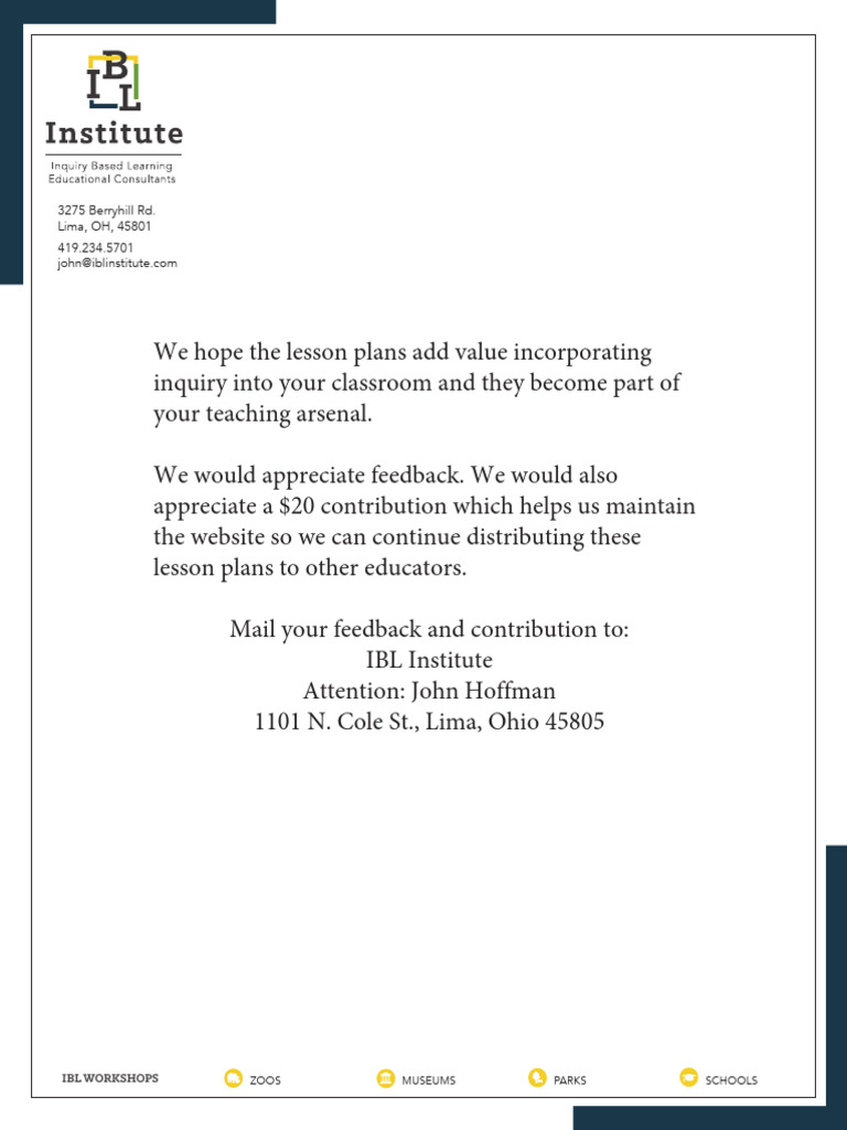 Estimating Biological Populations | PDF | Inquiry Based Learning ...