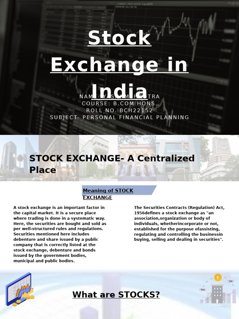 Stock Exchange in India - 20241124 - 232733 - 0000 | PDF | Stocks ...