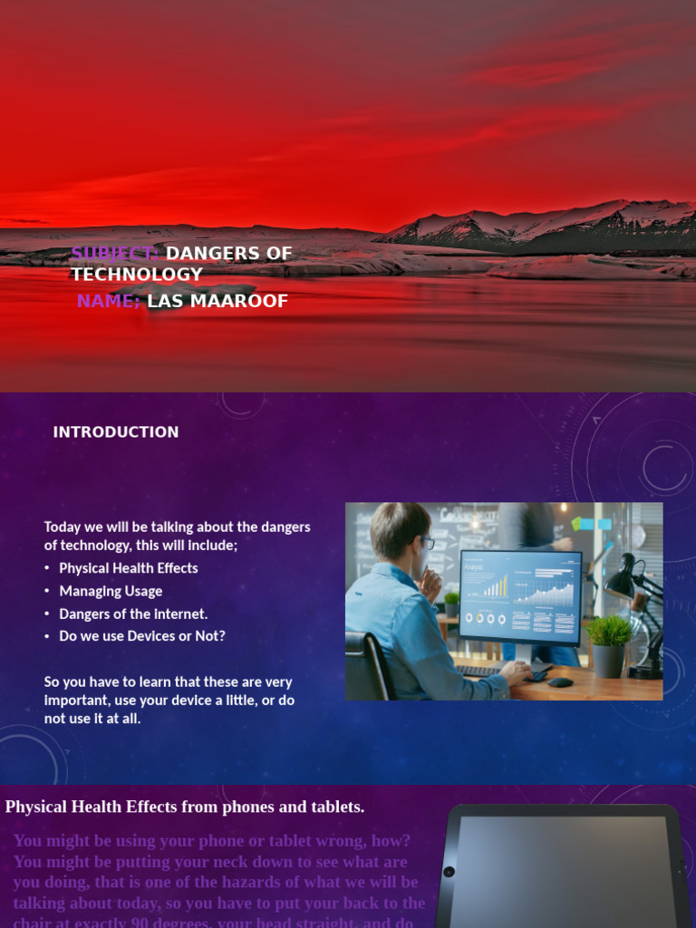 Dangers of Technology. | PDF | Computing