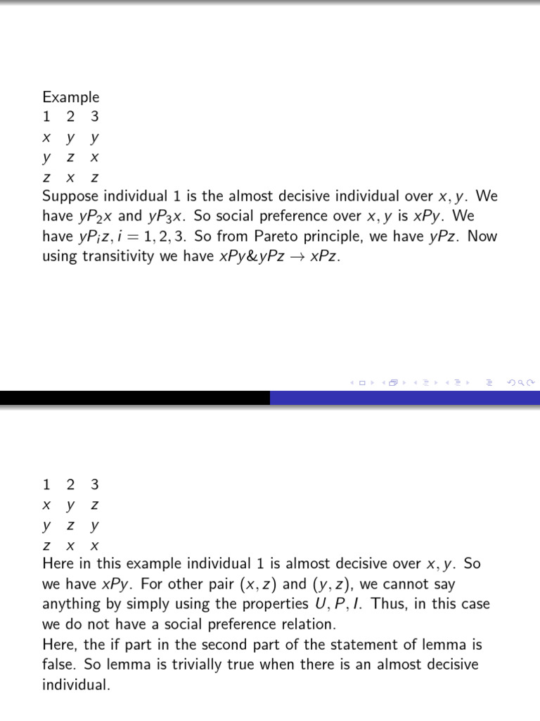 Arrow's Theorem Lec-11 | PDF | Logic | Mathematical Logic