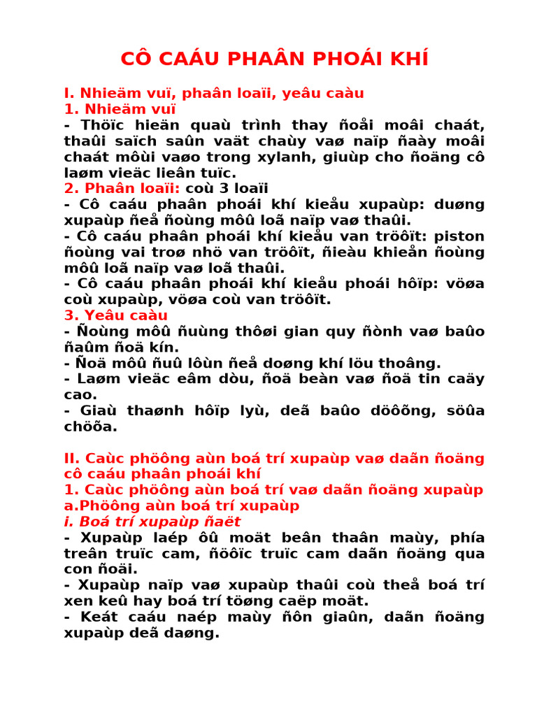 Chuong 11 - He Thong Phan Phoi Khi | PDF