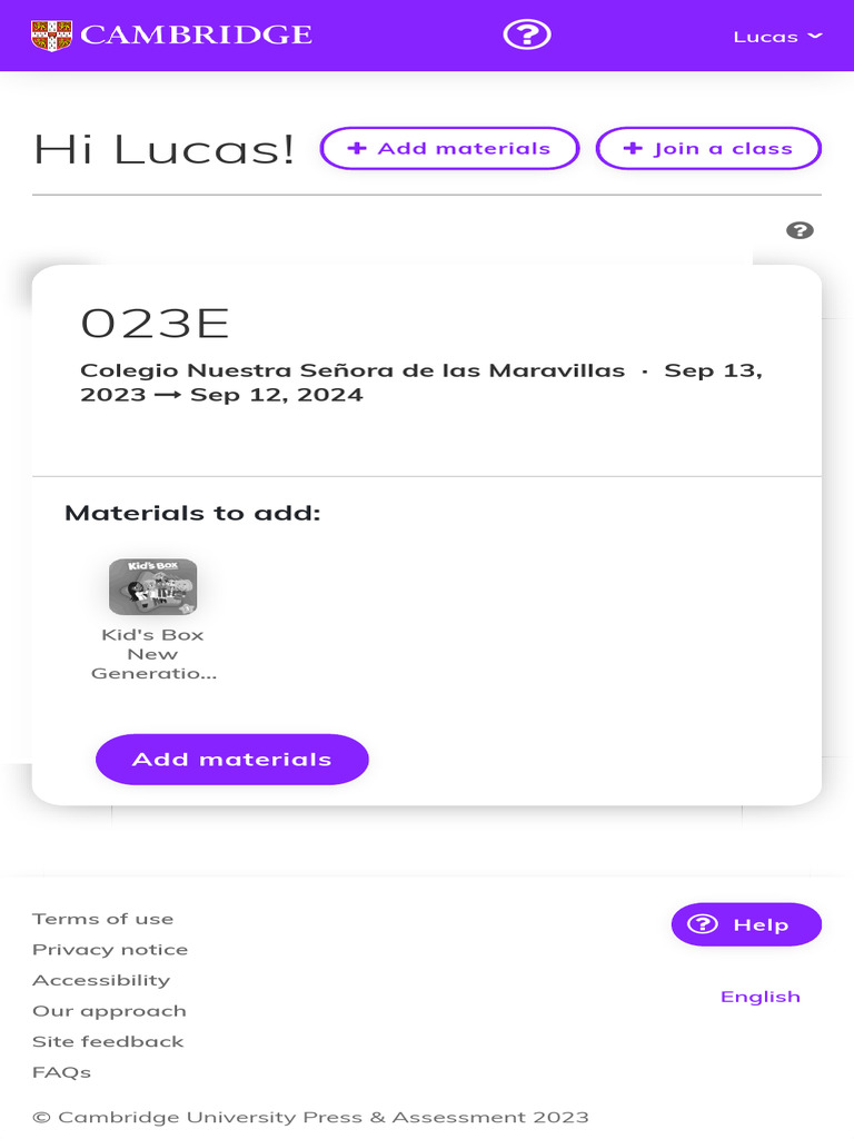 Learner Dashboard Cambridge One | PDF