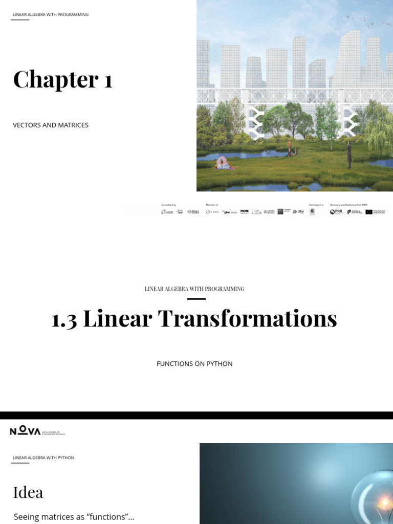 En 1-4 Linear Transformations - Last Update 02-10-2024 | PDF | Linear Map | Matrix (Mathematics)