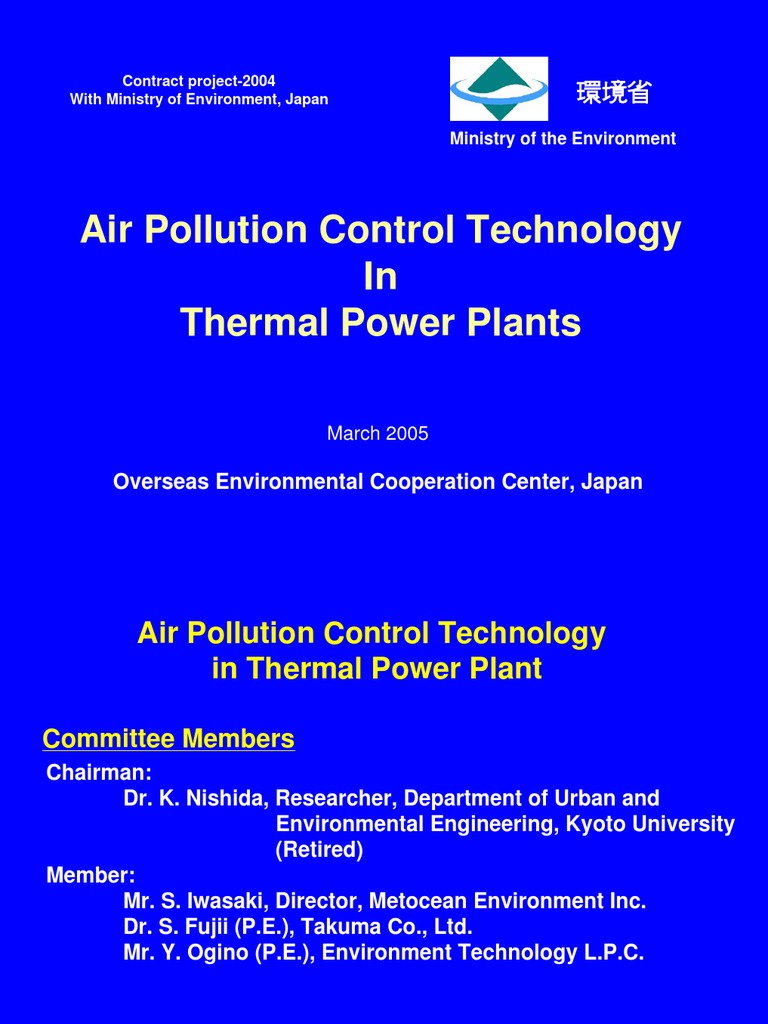 Air Pollution Control Technology | Combustion | N Ox