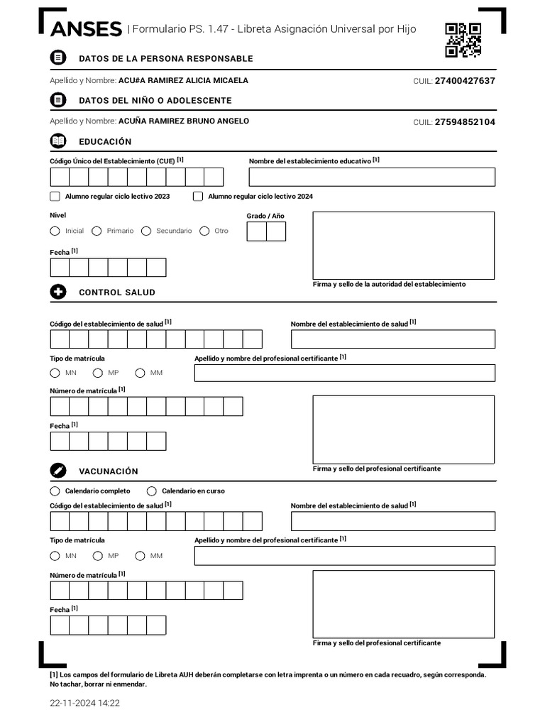 Libreta 2023 - 27594852104 | PDF