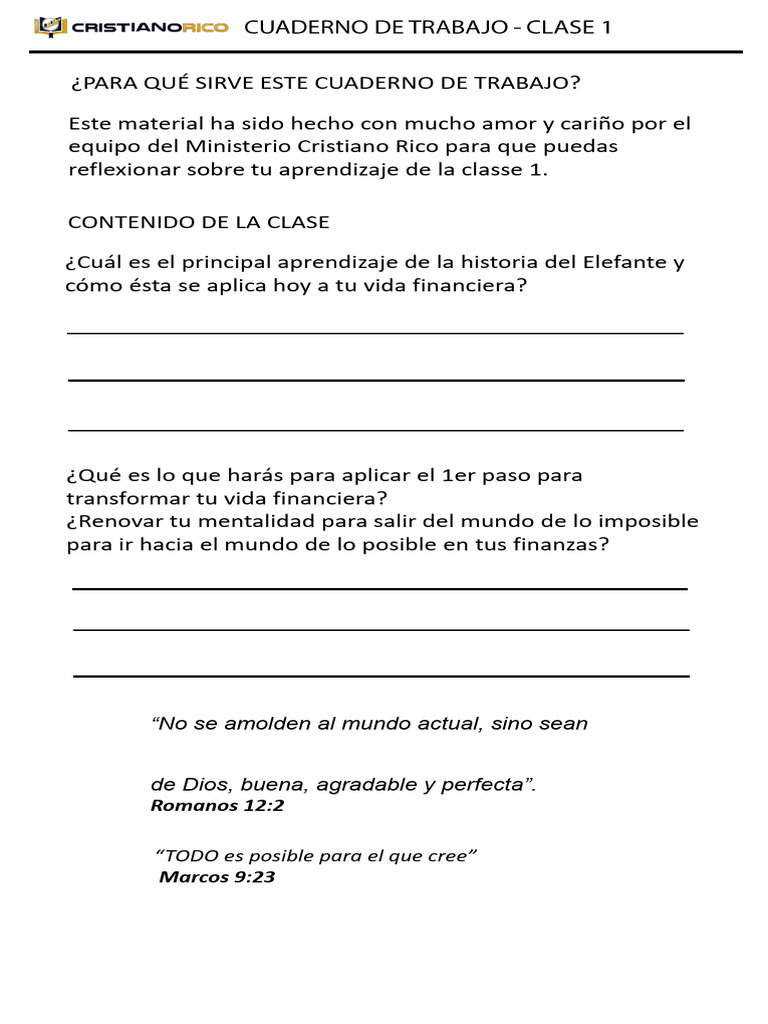 WORKBOOK AULA 1 Espanol | PDF