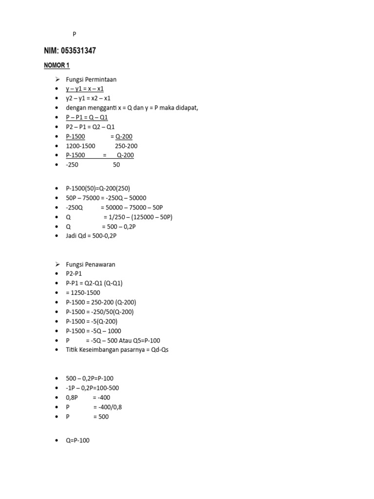 Diskusi 4 MTK Ekonomi | PDF
