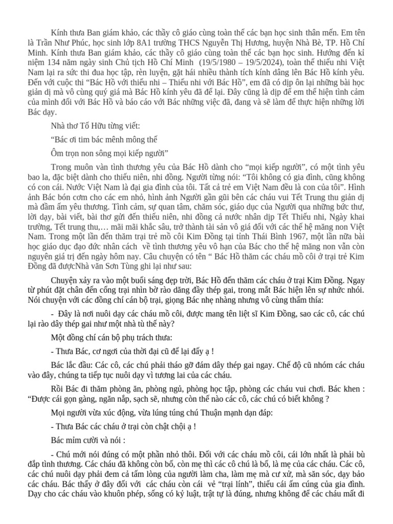 13 4 Nhu Phuc Ke Chueyn Bac Ho | PDF