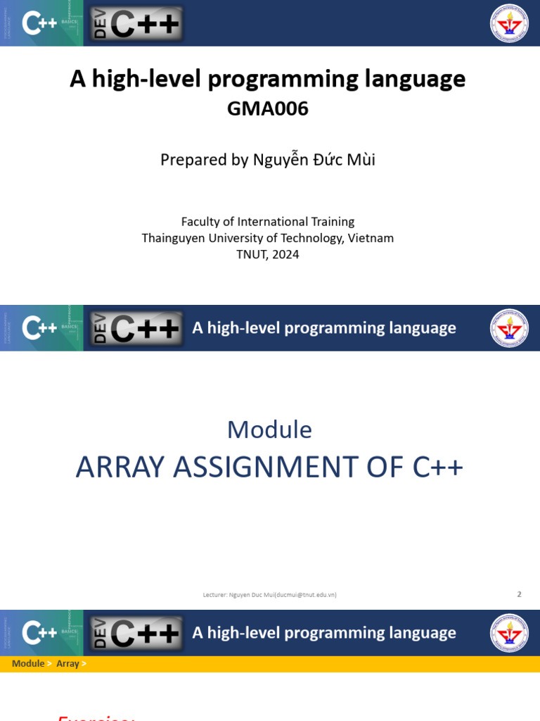 9.1 - Assigment of Module - Array | PDF | Computer Programming | Computing