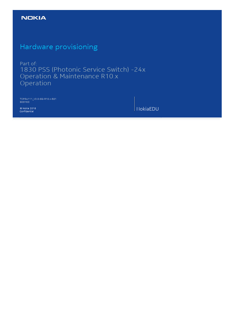 S03M03 Hardware Provisioning | PDF | Information Technology | Computer Hardware