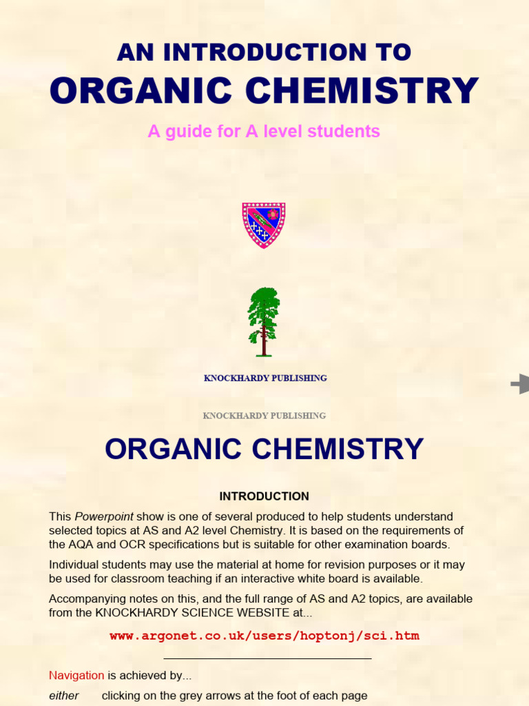 Organic Chemistry Introduction | PDF | Molecules | Chemical Bond